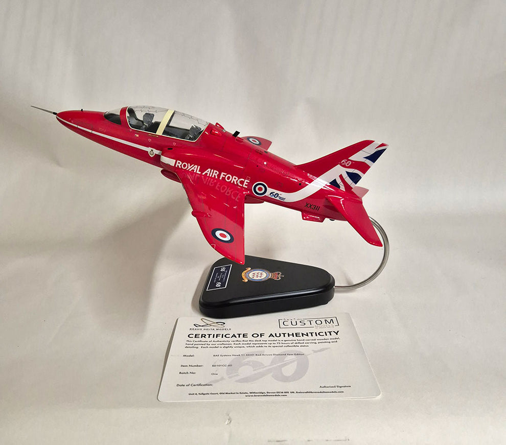 Bae Systems Hawk Red Arrow Diamond Edition – Bravo Delta Models